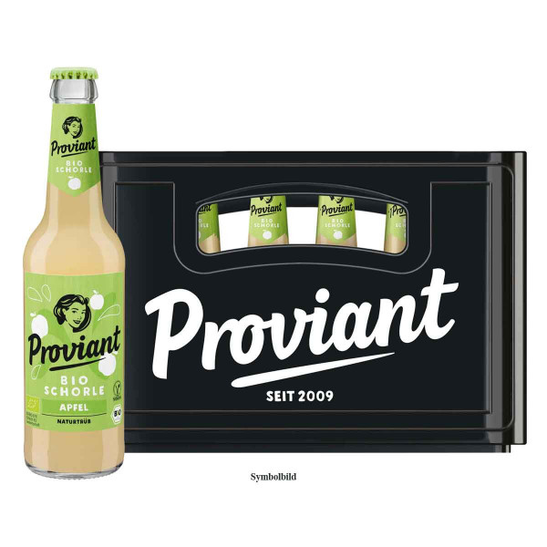 Proviant Apfelschorle naturtrüb (24 x 0,33l) | Händlerportal Getränke ...