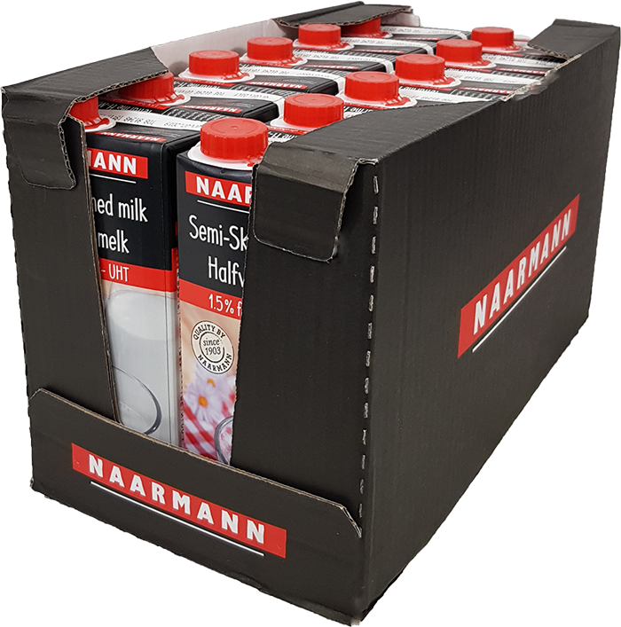 H-Milch Naarmann ultrahocherhitzt 1,5% Fett (12 x 1l) | Händlerportal ...
